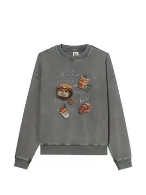 B+AB Graphic-print Sweatshirt - Grey