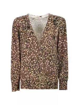 TWINSET Leopard-pattern Cardigan