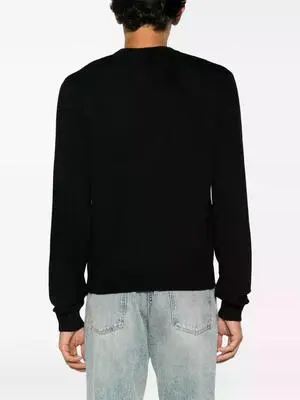 SUNFLOWER Ribbed-knit Crew-neck Sweater