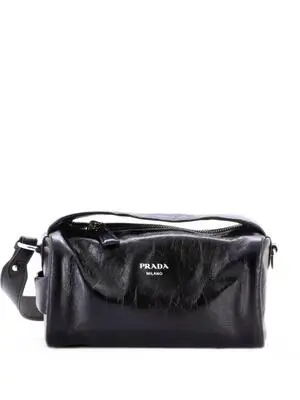 Prada Top Handle Calfskin Small Shoulder Bag