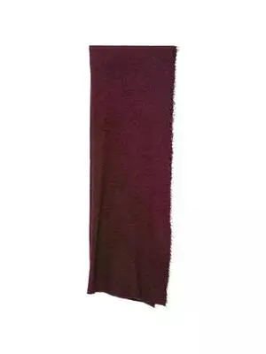 Faliero Sarti Frayed-edge Scarf - Red