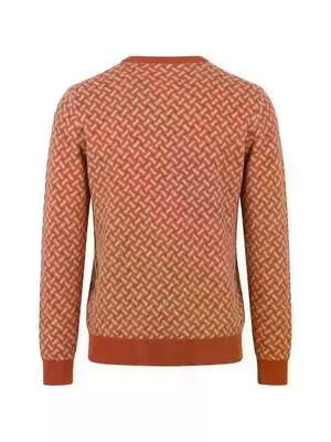DRUMOHR Geometric-pattern Cashmere Sweater