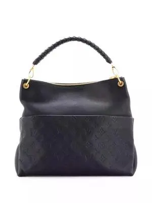 LOUIS VUITTON Maida Handbag Monogram Empreinte Leather Hobo Bag - Black