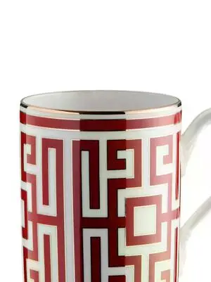 GINORI 1735 Labirinto Geometric-print Mug