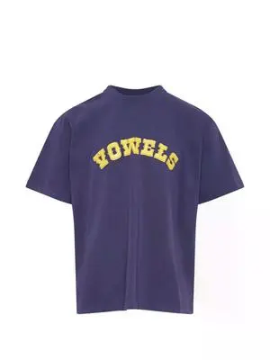 VOWELS Cowboy Logo-print Cotton T-shirt