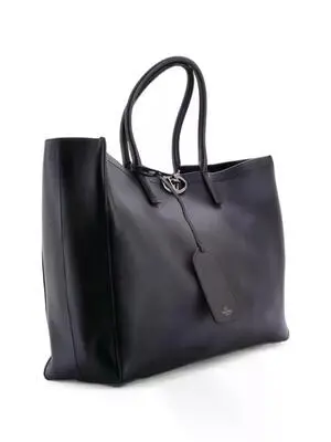 Valentino Garavani Vlogo Locker Leather Large Tote Bag