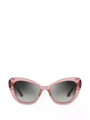 BUGATTI Logo-plaque Cat-eye Glasses