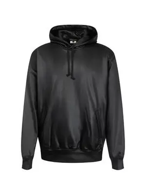 Comme Des Garçons Drawstring-hoodie Satin-finish Hoodie