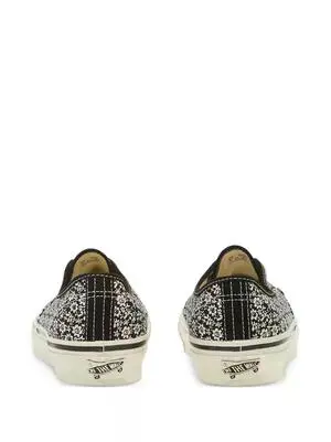 VANS Authentic Floral-print Sneakers - Black