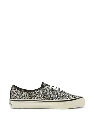 VANS Authentic Floral-print Sneakers - Black