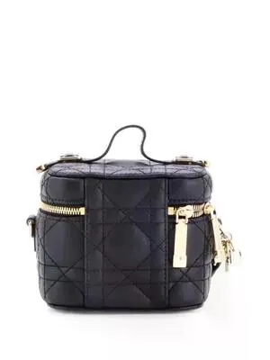 Dior Lady Vanity Case Cannage Quilt Lambskin Micro Crossbody Bag