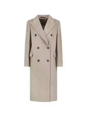 Tagliatore Jole Double-breasted Coat - Neutrals