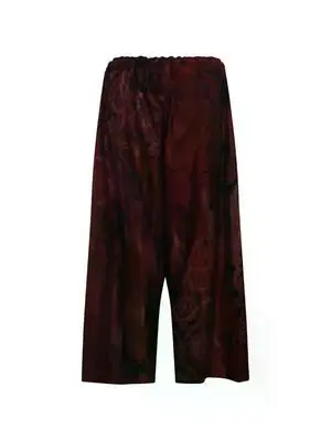 Y’s Paisley-print Wide-leg Trousers