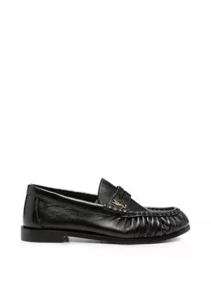 Saint Laurent Logo-plaque Loafers
