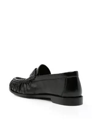 Saint Laurent Logo-plaque Loafers