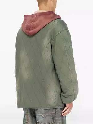 DIESEL® Distressed Quilted Liner Jacket