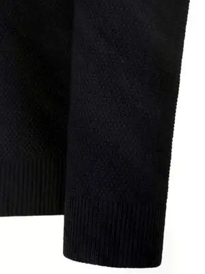 ZANONE Waffle-knit Spread-collar Polo Shirt