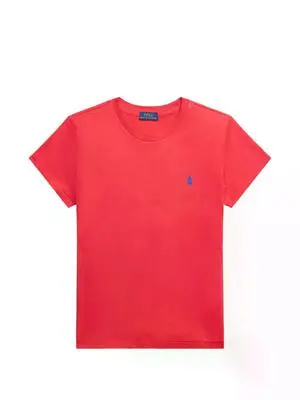 Polo Ralph Lauren Pony-embroidered Cotton T-shirt - Red