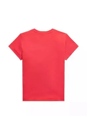 Polo Ralph Lauren Pony-embroidered Cotton T-shirt - Red
