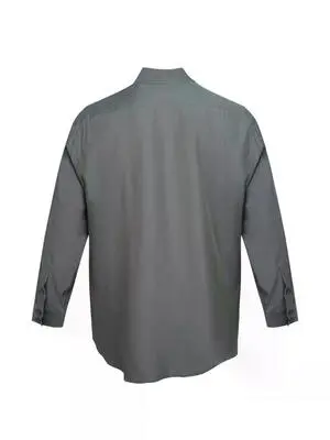 Yohji Yamamoto Patch-pocket Long-sleeve Shirt