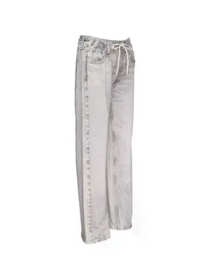 Rag & Bone Rb Miramar Drawstring Acid-wash Jeans