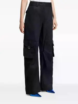 Off-White Straight-leg Cotton Cargo Trousers