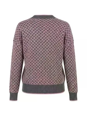 DRUMOHR Geometric-pattern Cashmere Sweater