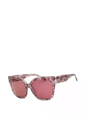 Bebe Lace-print Rectangle-frame Sunglasses