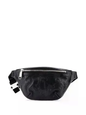 Gucci Gg Embossed Perforated Leather Small Belt Bag