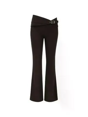 STOLEN STORES Buckled Flared Trousers