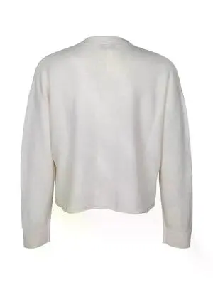 AUTRY Logo-embroidered Cropped Sweater