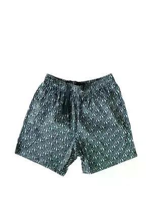 Amiri Logo-print Swim Shorts - Black
