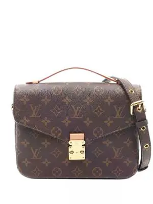 LOUIS VUITTON 2020 Monogram Pochette Metis Satchel - Brown