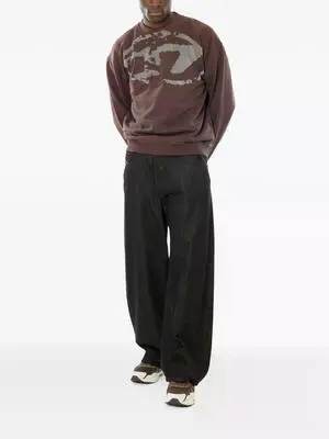 DIESEL® 1997 D-enim-m Wide-leg Jeans - Black