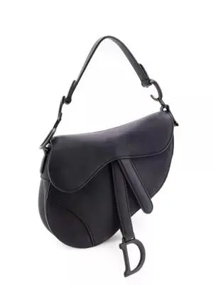 Dior Ultra Matte Saddle Handbag With Strap Leather Mini Shoulder Bag