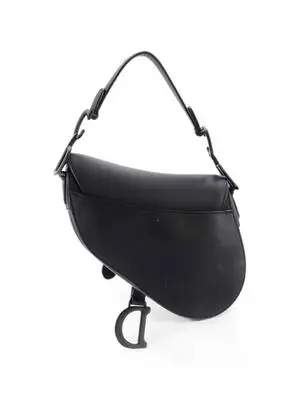 Dior Ultra Matte Saddle Handbag With Strap Leather Mini Shoulder Bag