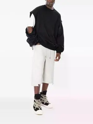 SONGZIO Embroidered Layered-effect Sweatshirt