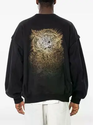 SONGZIO Embroidered Layered-effect Sweatshirt