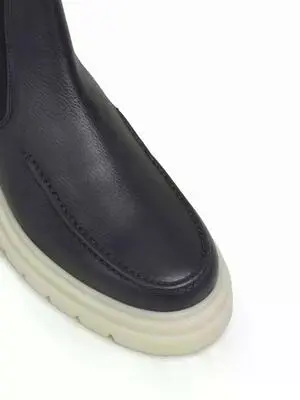 AURELIEN Grained Leather Chelsea Boots