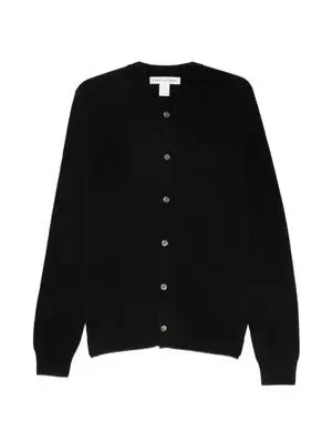 Comme Des Garçons Button-up Cardigan - Black
