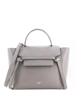 Celine Belt Bag Textured Leather Micro Satchel