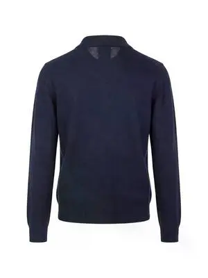 DRUMOHR Long-sleeve Polo Shirt - Blue