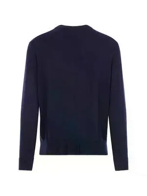 Eleventy Contrast-trim Crew-neck Sweater