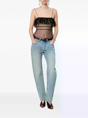 Isabel Marant Étoile Olaja Embroidered Plumetis Lace Top