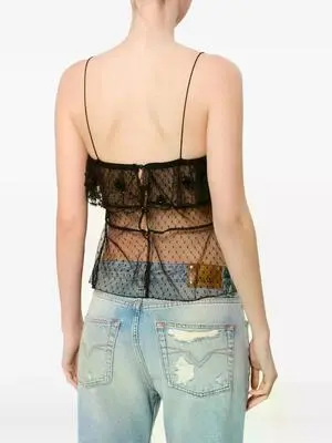 Isabel Marant Étoile Olaja Embroidered Plumetis Lace Top