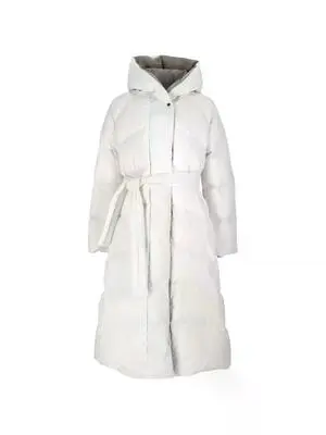MOORER Wintra-stp Hooded Quilted Coat - Neutrals