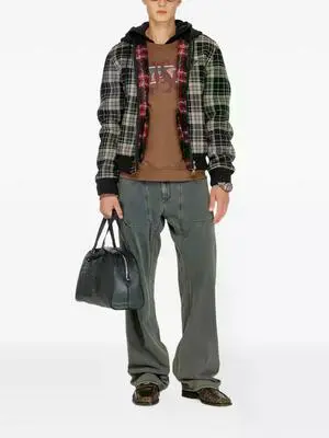 DIESEL® Sweatshirt With Graphic Prints And Patches