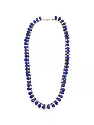 MADISON Faceted Teardrop Necklace - Blue