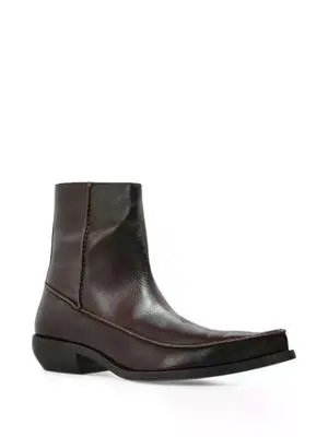 DIESEL® D-frido-30-tr Pointed-toe Boots - Brown