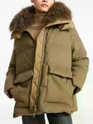 YVES SALOMON Cashmere Hooded Coat